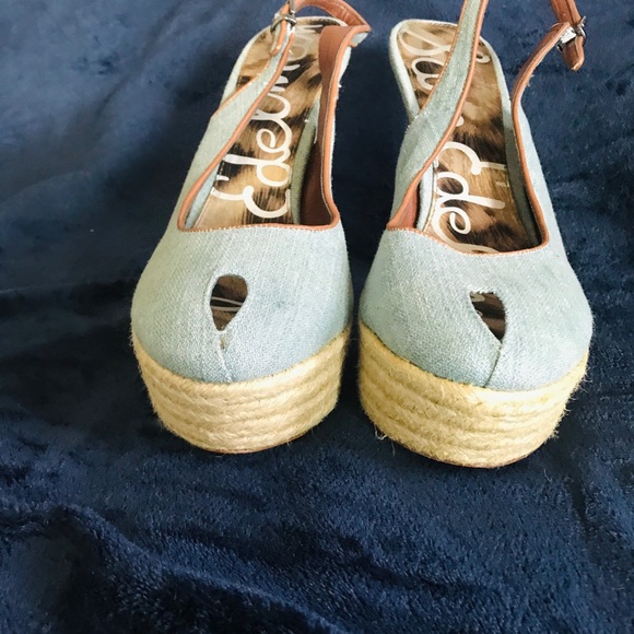 Sam Edelman | Shoes | Sam Edelman Novato Denim Stiletto | Poshmark